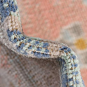 Unique Loom Whitney Collection Area Rug - Geneva (7' 10" x 10' Rectangle, French Blue/ Beige)