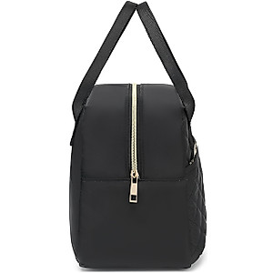 CAMTOP Lunch Box for Women Insulated Lunch Bag Lunchbox Cooler Thermal Leakproof Quilted Reusable Lunch Tote Bag for Work School Travel Picnic