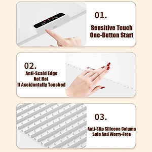 Tailgate Food Warmer, Silicone Warming Mat for Food, New Halloween Christmas Food Tray Warming Mat for Food, Flora Fllora Food Warmer, Portable Food Warmer Tailgate, Tailgating Food Warmer (1Pcs)