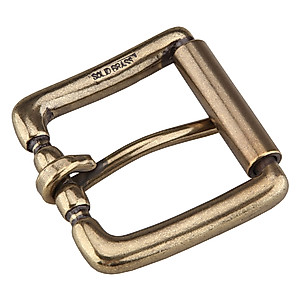 SENWA Vintage Brass Roller Square Buckle-1.6"(40mm) for 1.5"(38mm) Belt