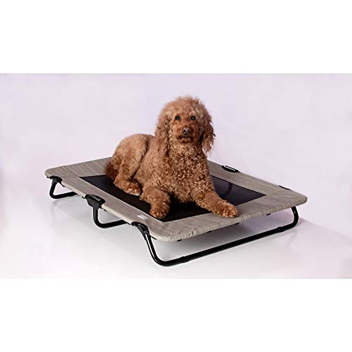 Lifestyle Pet Cot Elevated Bed, No Assembly Required, Premium Tear Resistant Cooling Mesh, Indoor & Outdoor, Lightweight & Portable, 3 Models, 2 Colors