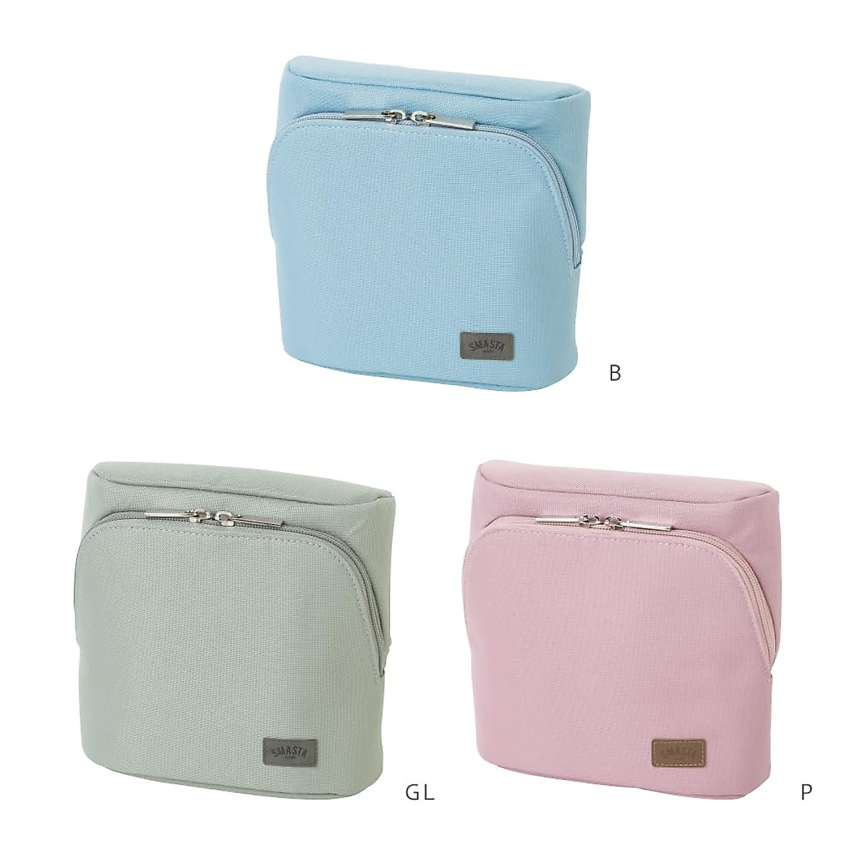 ソニック(Sonic) Sonic Utlim Sma-Sta Ash Wide Mobile Standing Case, Workspace Bag, Converts Into Stand for Smartphone, Stationery, Tech Accessories, Makeup Brush Holder, and More, UT-8655-B, Blue