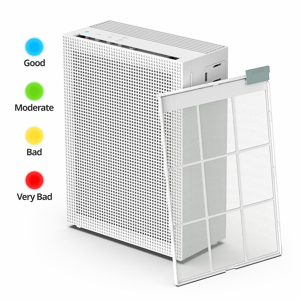 Coway Airmega 150 True HEPA Air Purifier with Air Quality Monitoring, Auto Mode, Filter Indicator (Dove White)