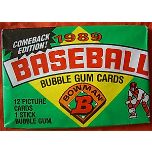 1989 Bowman Comeback Edition Baseball Card Pack