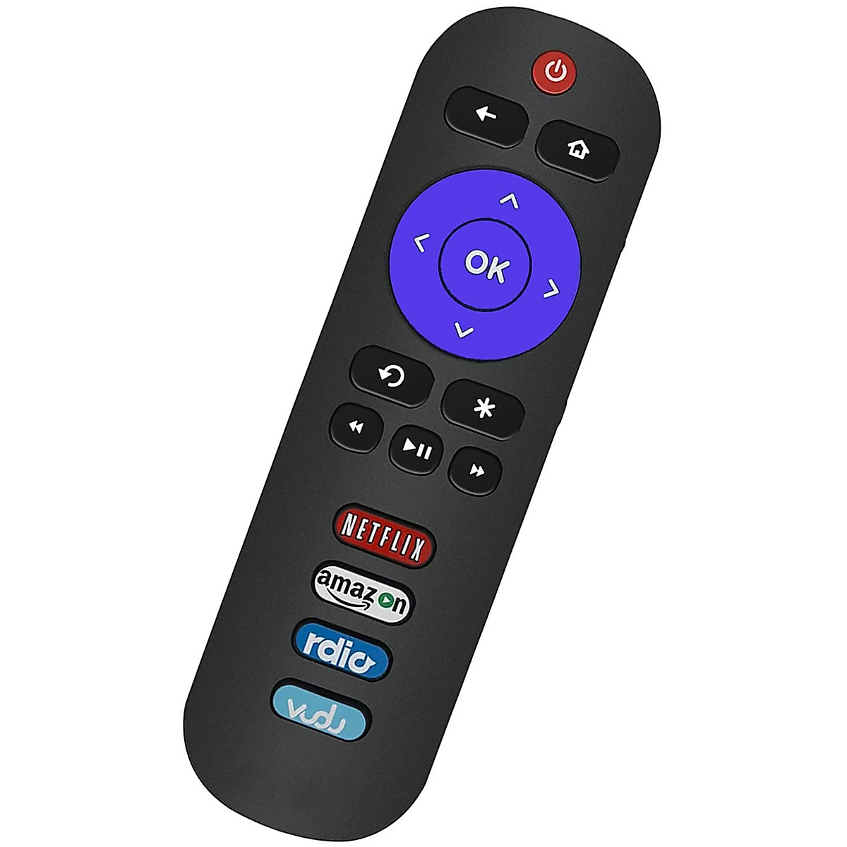 RC280 RC282 Universal Replacement for TCL-ROKU-TV-Remote, Compatible with Roku Westinghouse, Philips, ONN, Hitachi, Element, Haier, LG, Sanyo, JVC TVs