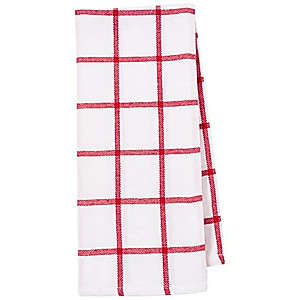 KAF Home Pantry Kitchen Holiday Dish Towel Set of 4, 100-Percent Cotton, 18 x 28-inch (Vintage Red Christmas Truck)