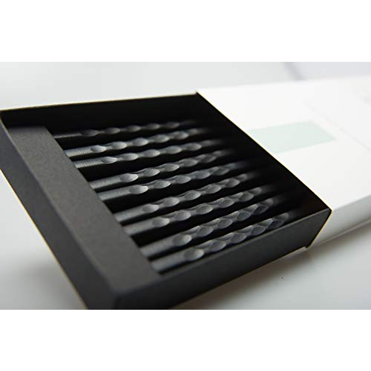 Mintrico Reusable Chopsticks Luxury Japanese Style 5 Pair Set Dishwasher Safe (Wave)