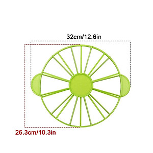 Round 10/12 Piece Equal Portion Cake Model Cutter Cake Portion Marker Cake Cutter For Even Slices Cutter K6e8 Cheesecake Slicer