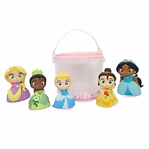 Disney Store Official Bath Set Princess - Kids Bath Accessories with Beloved Characters - Colorful and Fun Bath Time Essentials for Kids - Suitable for All Ages