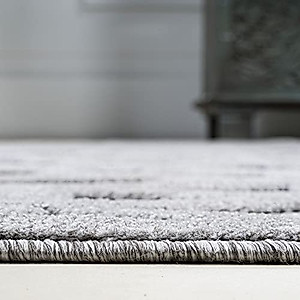 JONATHAN Y IBZ102C-8 Talaia Neutral Geometric Indoor Outdoor Area-Rug Bohemian Geometric Easy-Cleaning Bedroom Kitchen Backyard Patio Porch Non Shedding, 8 X 10, Light Gray