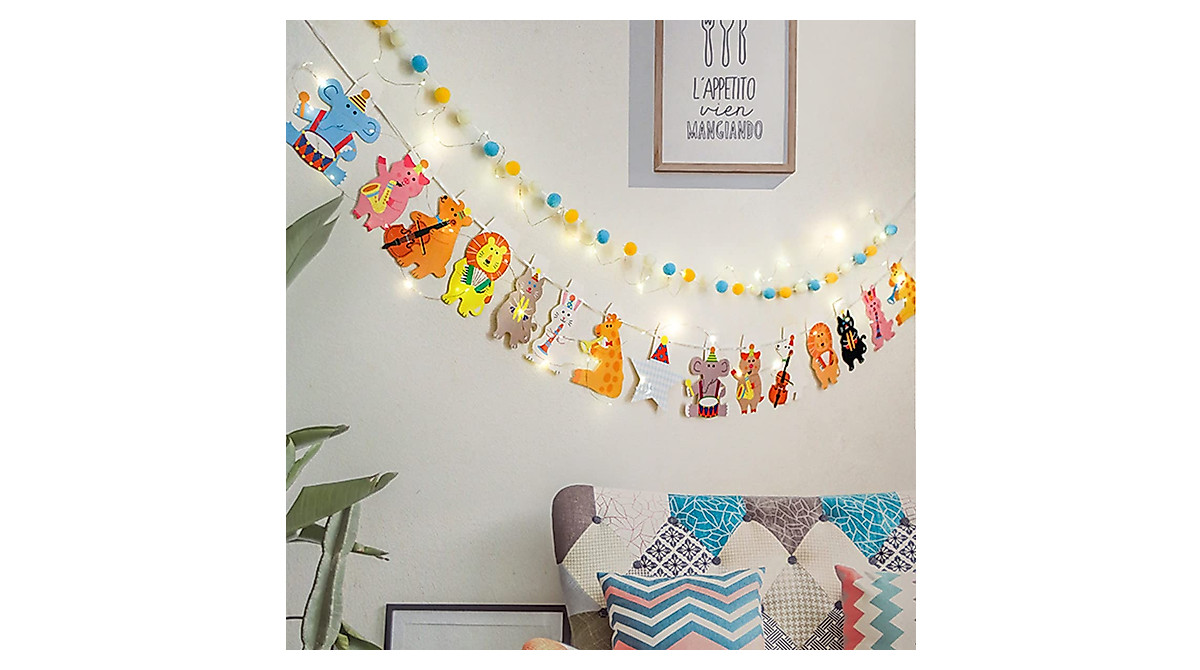 Woodland Creatures Banner - 50FT Forest Animal Party Décor