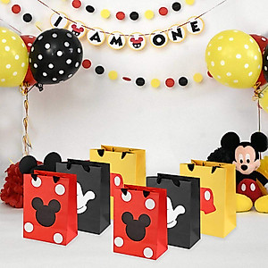 Hpscdyo 18 Pcs Party Bags, Reusable Treat Candy Snack Goodie Gift Favor Bag for Kids Birthday Party Decorations Baby Shower Theme Party Supplies