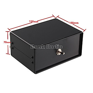 Nobsound Stereo 2(1)-in-1(2)-Out Amplifier/Speaker Banana Female Audio Splitter/Switcher Passive Selector