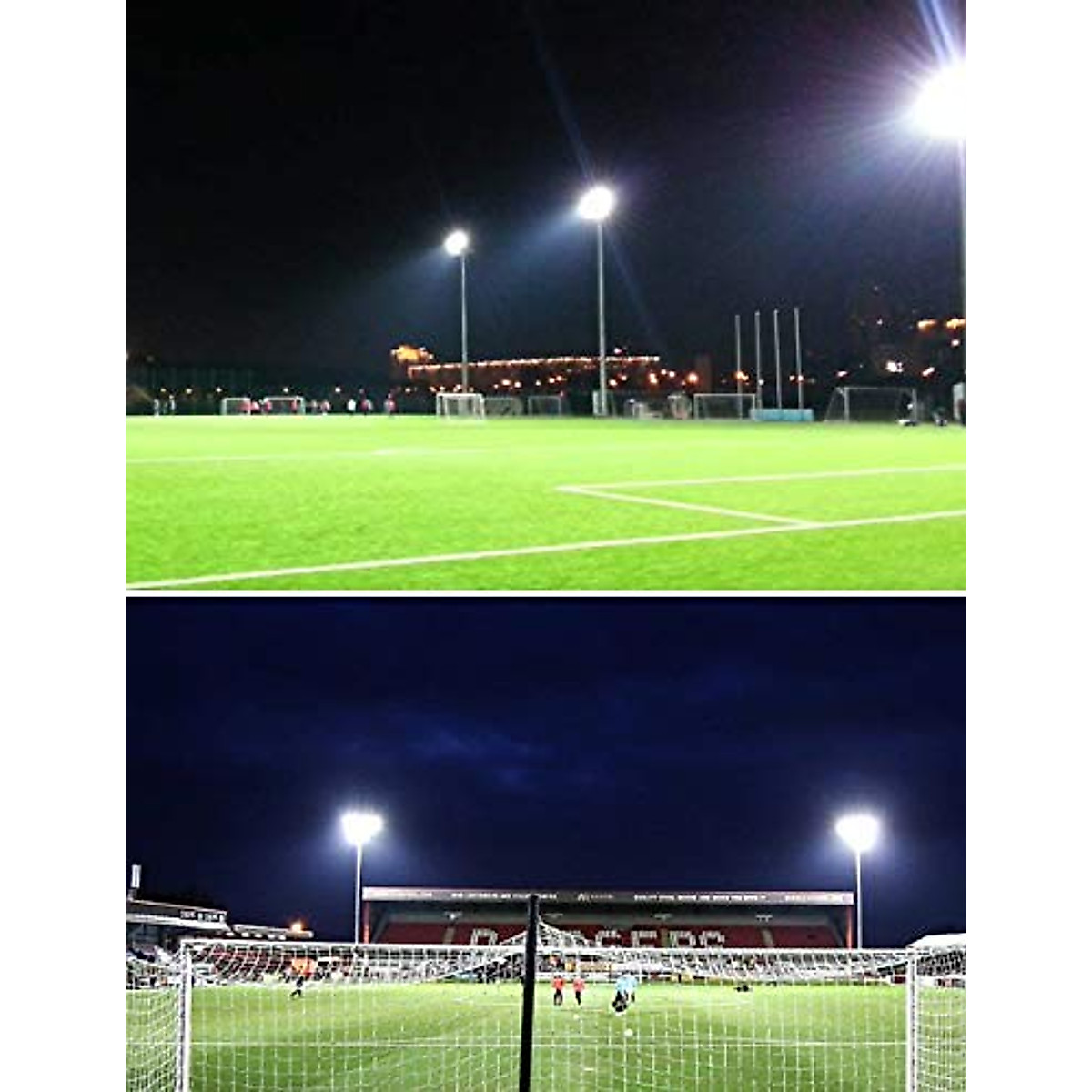 Kekeou Stadium Lights LED Flood Light Outdoor Field Lights 400W Exterior 44000LM 6500K IP67 Waterproof Adjustable Lighting Arena Lights