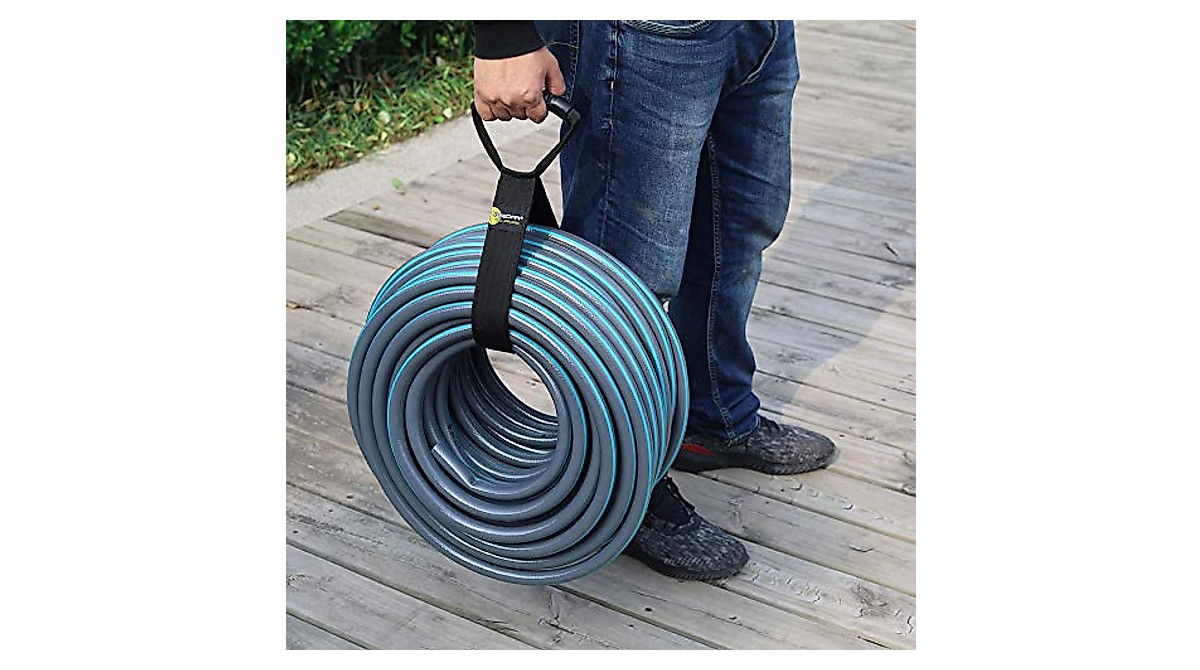 Water Hose Storage Straps (2-Pack) - Heavy Duty Organizer