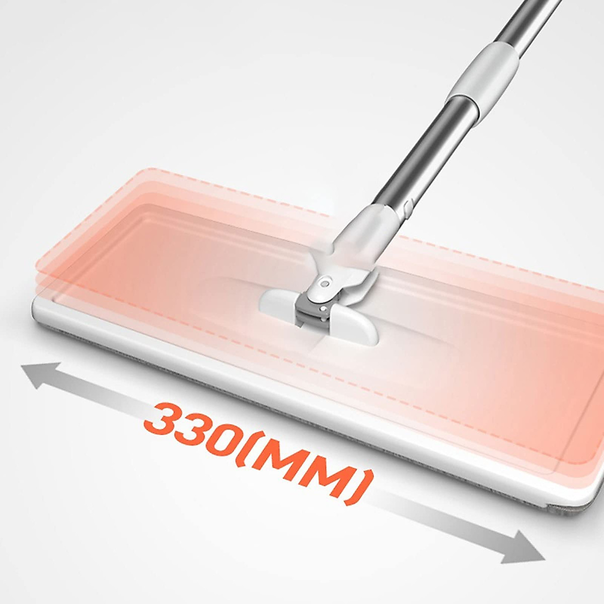 VATTEA Mop Bucket Mop Magic Floor Squeeze Squeeze mop with Bucket Flat Bucket Rotating mop for wash Floor House Home Cleaning Cleaner Easy