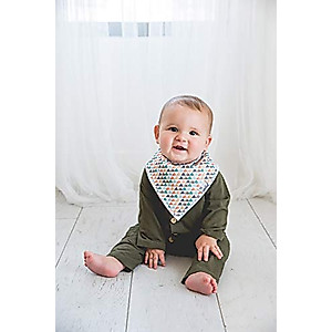 Copper Pearl Baby Bandana Drool Bibs for Drooling and Teething 4 Pack Gift Set “Bison, Soft Set of Cloth Bandana Bibs for Any Baby Girl or Boy, Cute Registry Ideas for Baby Shower Gifts