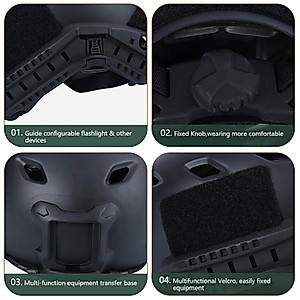 Tongcamo Helmet Bump Helmet Fast BJ Tape for Men Multicam Sports Hunting Shooting