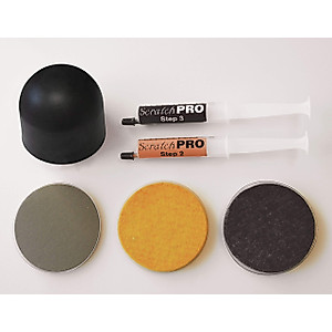 Scratch Pro Kit for Polishing and Repairing Stainless Steel Sinks, with Diamond Buffing Compounds, Reduce The Appearance of Ugly Scratches and Polish Sink for Factory Fresh Look in No Time