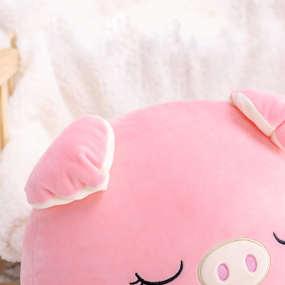 Lazada Pig Pillow Plush Toys Soft Toy Girls Gifts for Toddler Pink 15 Inches