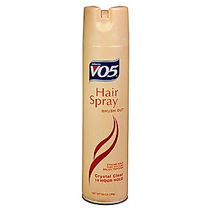 VO5 Brush Out Crystal Clear 14 Hour Hair Spray Aerosol Hard To Hold 8.5oz (Pack of 3)