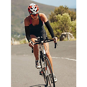 9 Pairs UV Protection Sleeves Cooling Sleeves Long Arm Covers Arm Sleeves for Men and Women (Bright Colors)