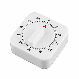 Wind Up Mechanical Kitchen Timer 60 Minutes Stopwatch Visual Countdown Timer Cooking Time Portable Loud Bell Large Oven Bags for