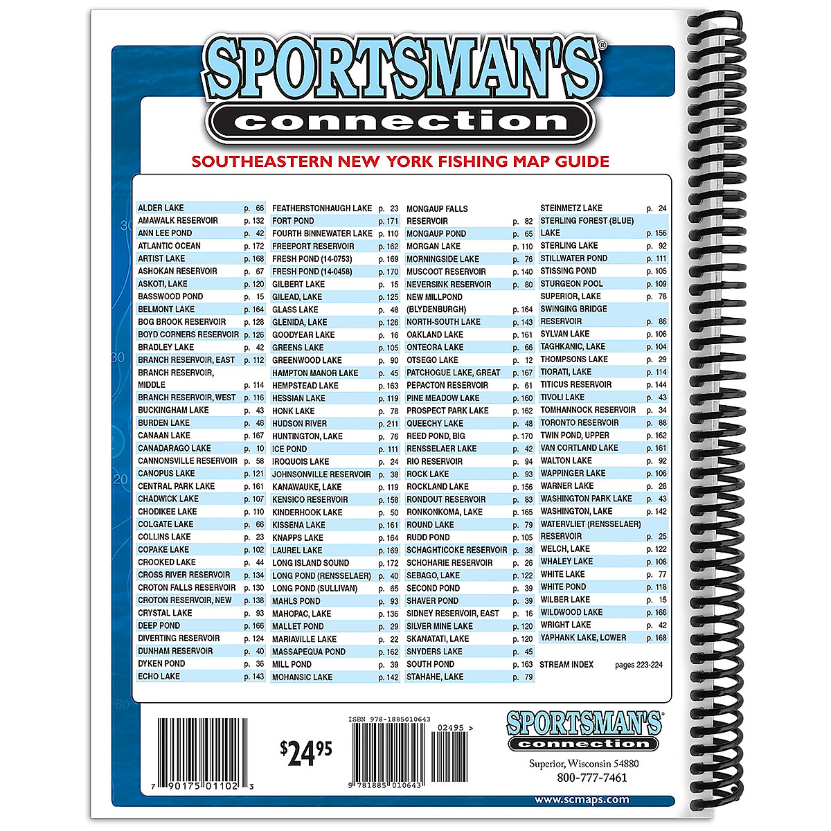 Southeastern New York Fishing Map Guide