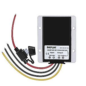 dkplnt 360W 30A 48V 36V to 12V Converter Golf Cart Voltage Reducer Regulator Waterproof