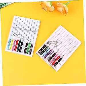 EXCEART 4 Boxes Set T Tool Tools Needles Needle and Thread Sewing Travel