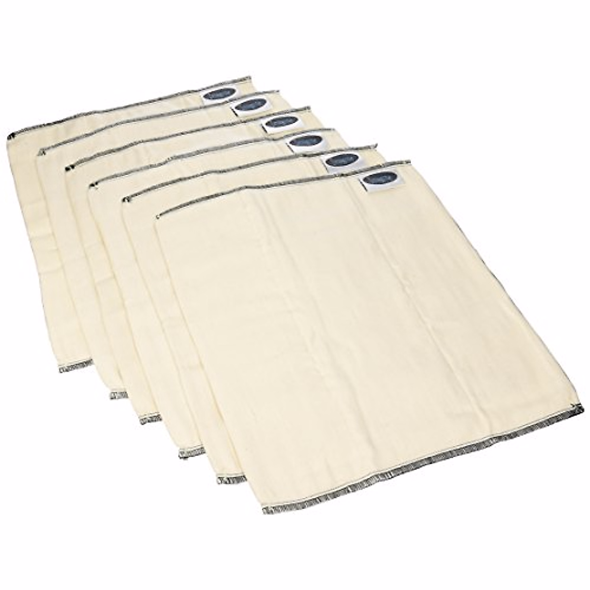 Imagine Baby Products Smart Fit Prefold Diapers, White, Large, 6 Count