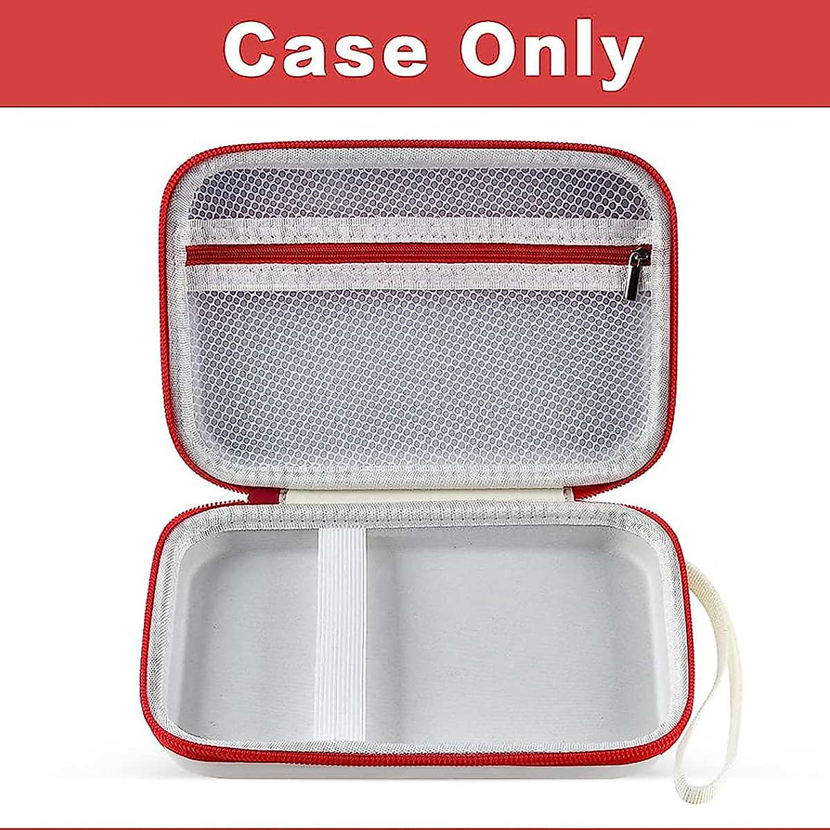 Case Compatible with GiiKER Super Blocks Puzzle Game, Super Slide Brain Teaser Puzzle Holder, Organizer Storage Bag for Electronic Brain Game Console & Puzzles for Kids Boys and Girls -Box Only-White