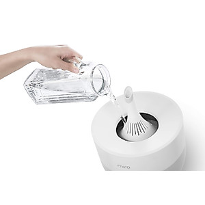 Miro NR07S Humidifier - Completely Washable Modular Humidifier, Easy to Clean, Easy to Use, Large Room - Cool Mist, Sanitary, Top-Fill Ultrasonic Humidifier with Whisper Quiet and Powerful Output