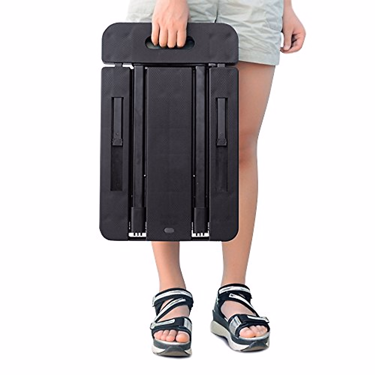 Boshen 440lb 18.50"x11.81"x3.54" Heavy Duty Luggage Cart Dolly Folding Platform Moving Warehouse Push Hand Truck