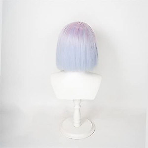 HIGGEL Anime Cyberpunk Edgerunner Cosplay Wig - Cyberpunk Edgerunner Lucy Wig for Halloween Costume Party