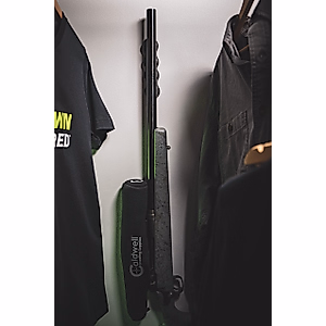 Lockdown Magnum Magnet Gun Mount with Strong, Rubber Coated Design and 75 lb Capacity for Shotgun, Pistol or Rifle Storage