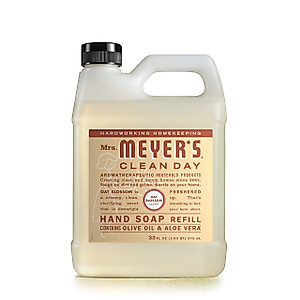 Mrs. Meyer's Liquid Hand Soap New Everyday 6 Scent Variety Pack Refills, 1 Rainwater, 1 Oat Blossom, 1 Plumberry, 1 basil, 1 lavender, 1 Lemon Verbena, 1 CT