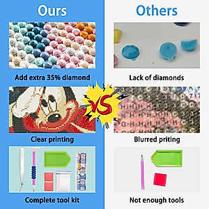 JAKI Diamond Painting Kits for Adults, DIY 5D Diamond Art Painting with Round Diamonds Full Drill Gem Art Painting Kit for Home Wall Decor (12x16inch/30×40cm)