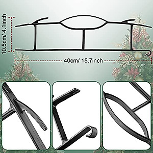 YOUNGJOY All Purpose Christmas Christmas Lights Storage Holder Holiday Lights Holder Light Cord Wind Up Xmas Bead Garland Organizer Cord Hose Wind Up Bulk(16 Inch Black Style A, 5 Pcs)