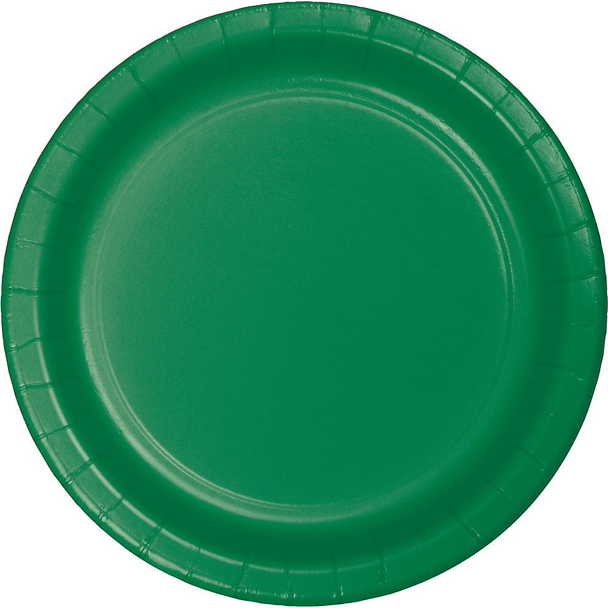 Creative Converting Touch of Color Lunch Plates, Emerald Green