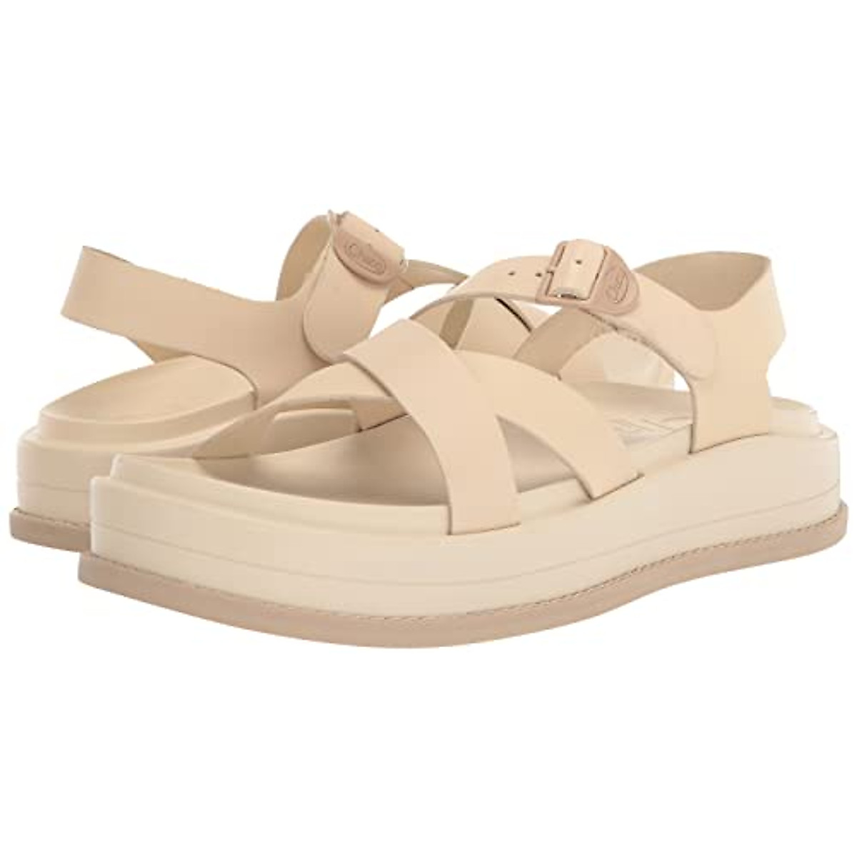 Chaco Women's Townes Midform Sandal, Angora, 6