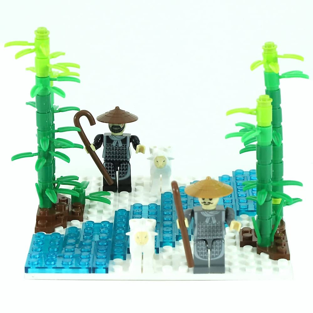 Nativity Bricks Asian Nativity International Series - Block Building Nativity Set for Ages 12+ (917 Pieces)