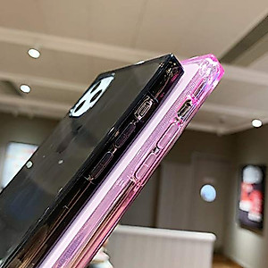 Tzomsze iPhone 11 Pro Max Clear Case, Square 11 Pro Max Cases Reinforced Corners TPU Cushion,Crystal Clear Slim Cover Shock Absorption TPU Silicone Shell for iPhone 11 Pro Max 6.5 inches (2019)-Clear