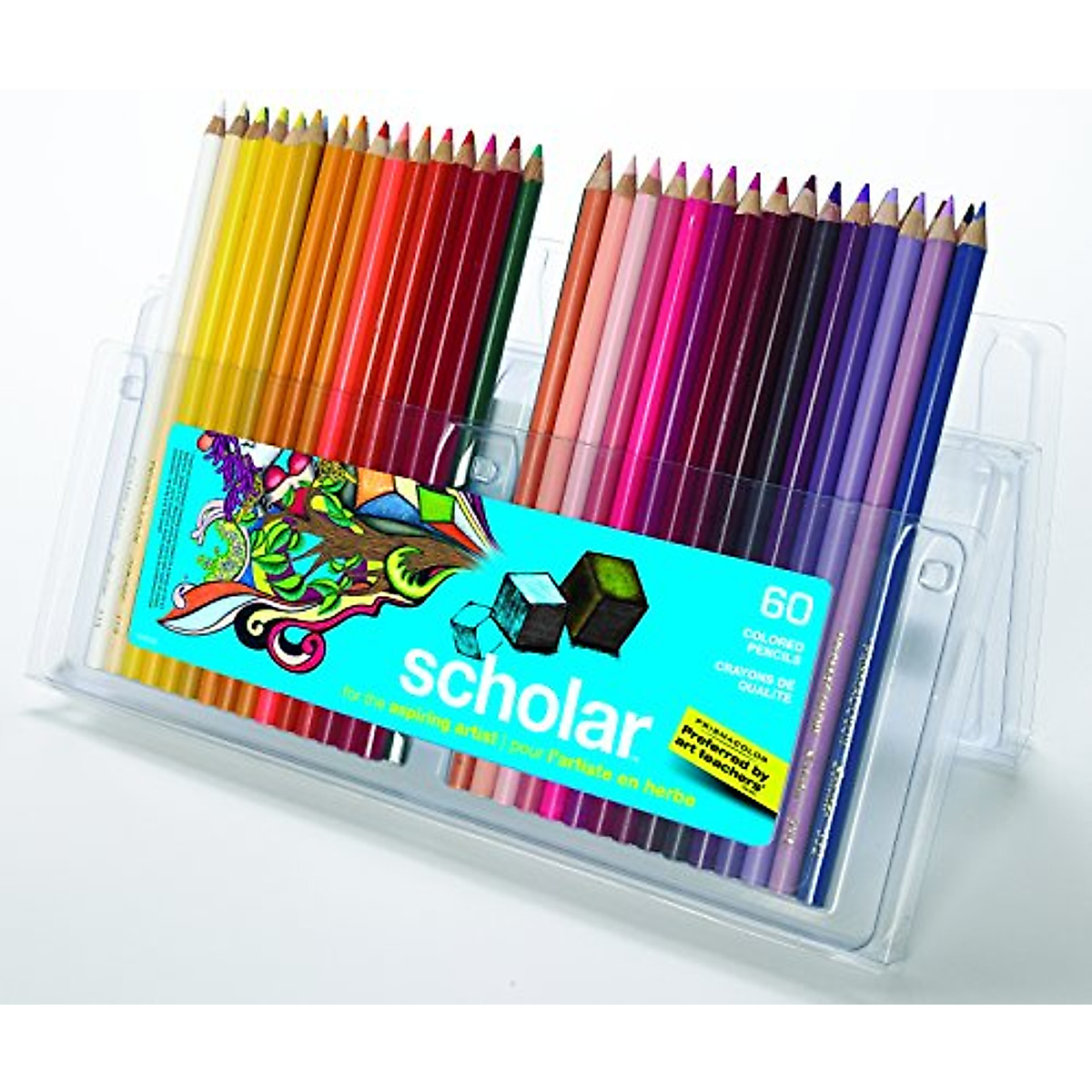 Prismacolor Scholar Colored Pencils, 60 Pack