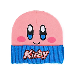 Kirby Youth Cuffed Beanie and Matching Gloves Set Multicolored