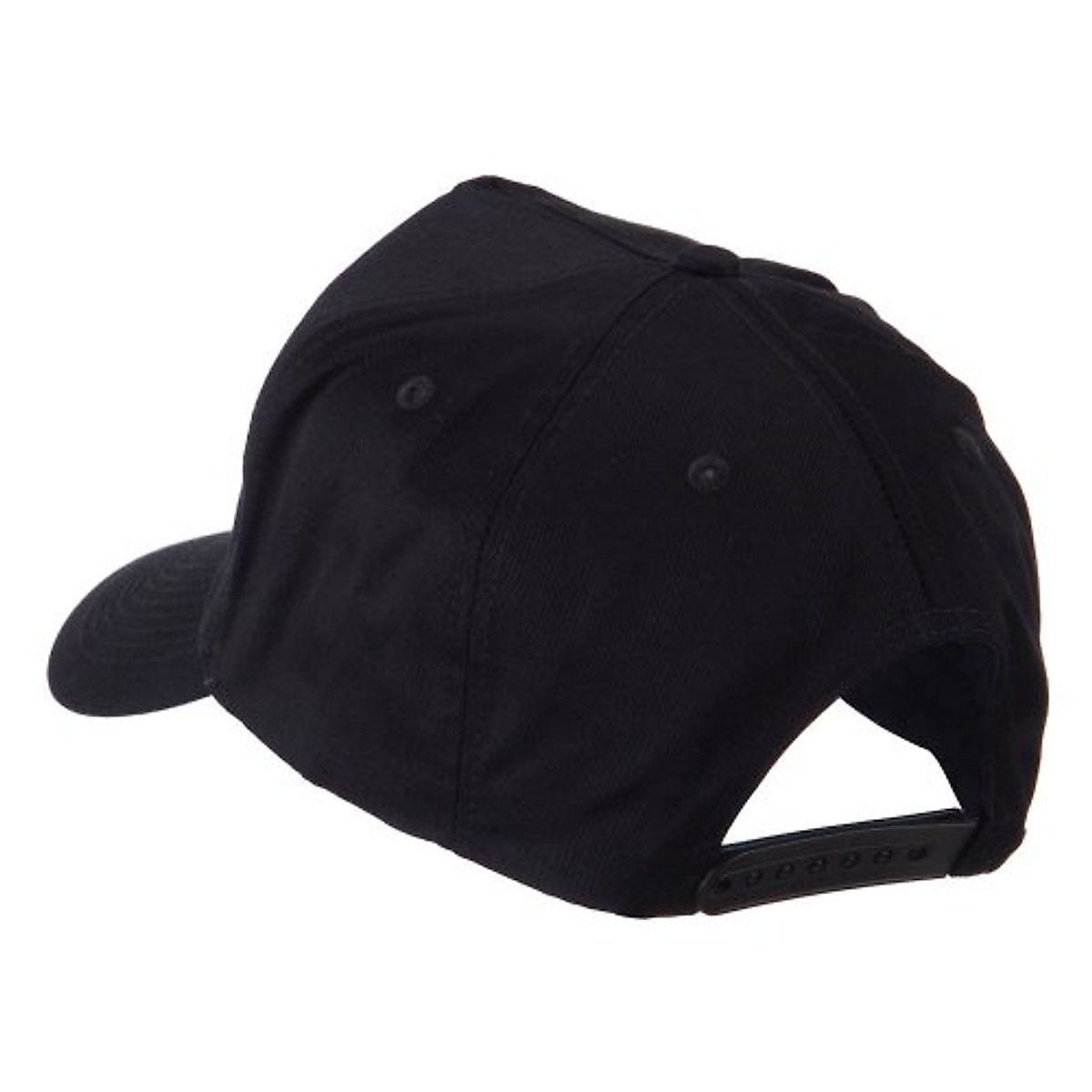 e4Hats.com Retired Military Large Embroidered Patch Cap - Black Army OSFM