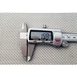 Woven Wire Mesh, 10 mesh (Stainless Steel 304L) – 1.2mm Aperture – by Inoxia Cut Size: Sample