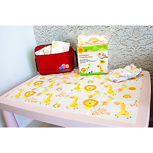 30 Large Disposable Changing Pads Mats Sanitary Baby Infant Toddler Diaper Liners Covers for Travel Changing Station Tables. Soft and Waterproof. Buy Now!