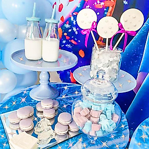 Keaziu 100PCS Star Confetti Sliver Star Foil Sequin Table Confetti for Wedding Birthday Halloween Party Wedding Valentine's Day Baby Shower Decorations Sliver