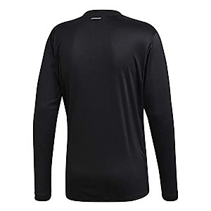 adidas Uv Protect Ls, Black/White/White, Small